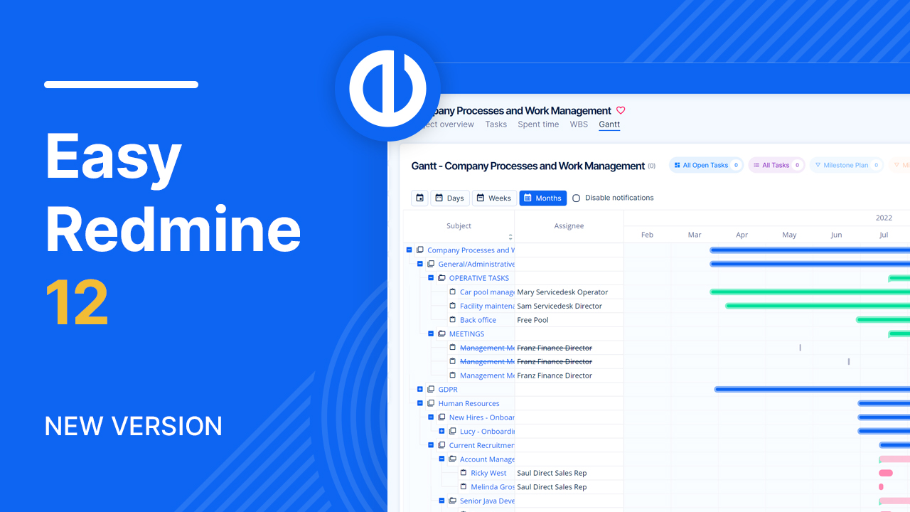 Meet the New Easy Redmine 12 (Feature Overview) - Easy Redmine