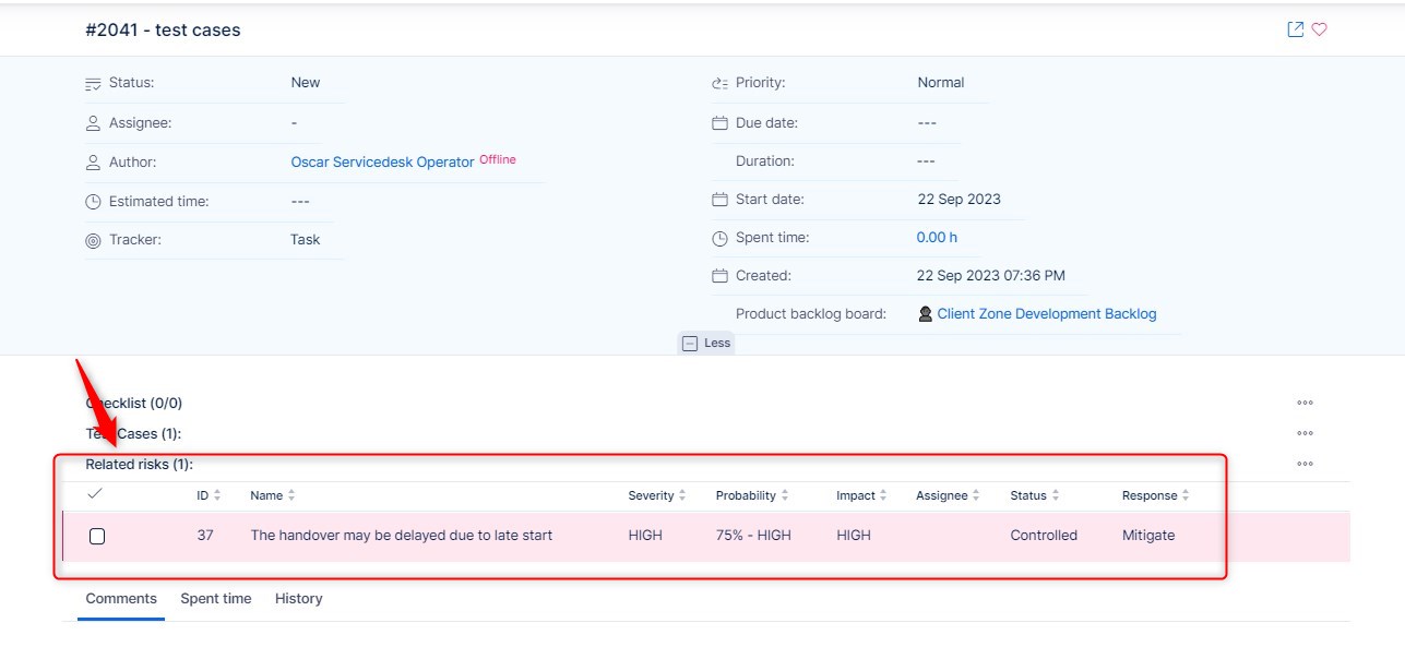 Risk Management - Easy Redmine
