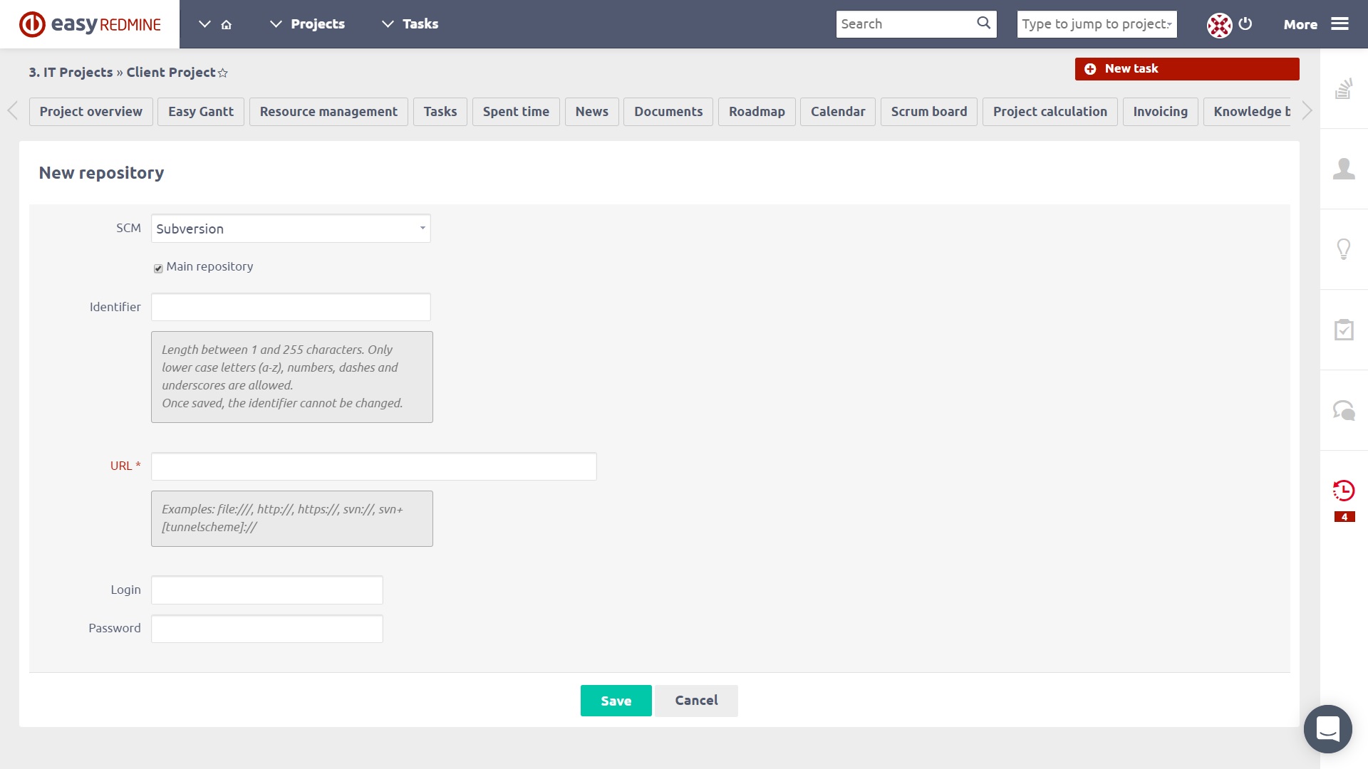 Repository - Easy Redmine