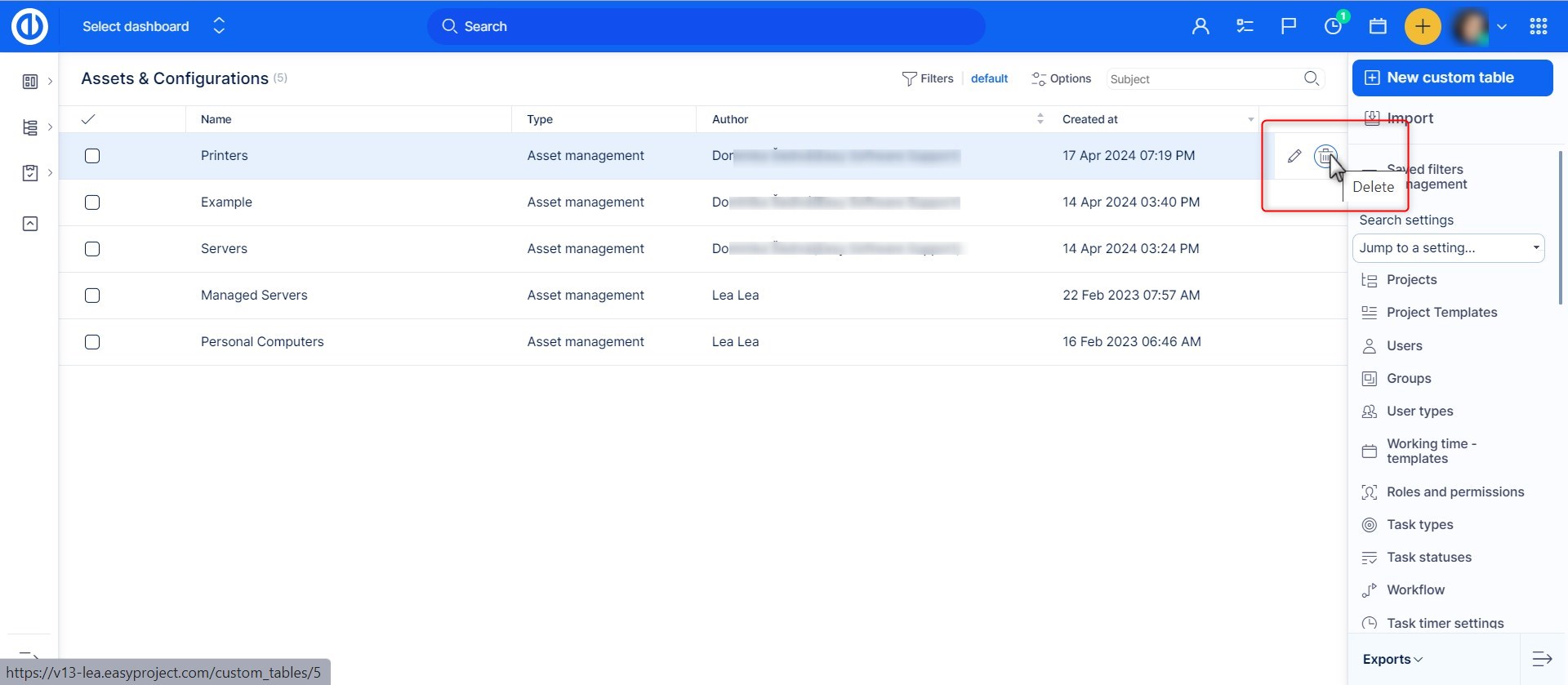 Asset & Configuration management - Easy Redmine