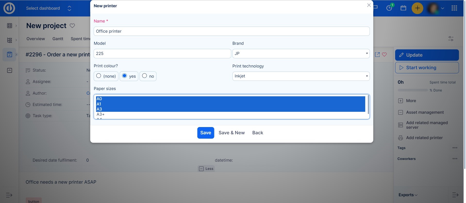 Asset & Configuration management - Easy Redmine