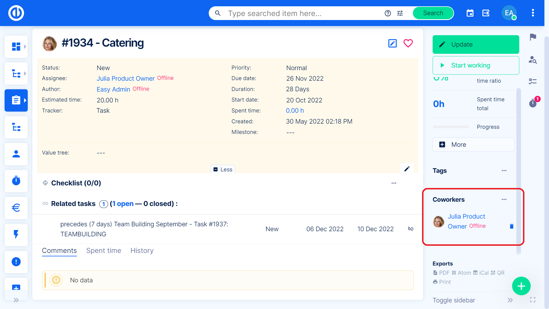 How to assign a task to more users - Easy Redmine How to assign a task to more users - Easy Redmine